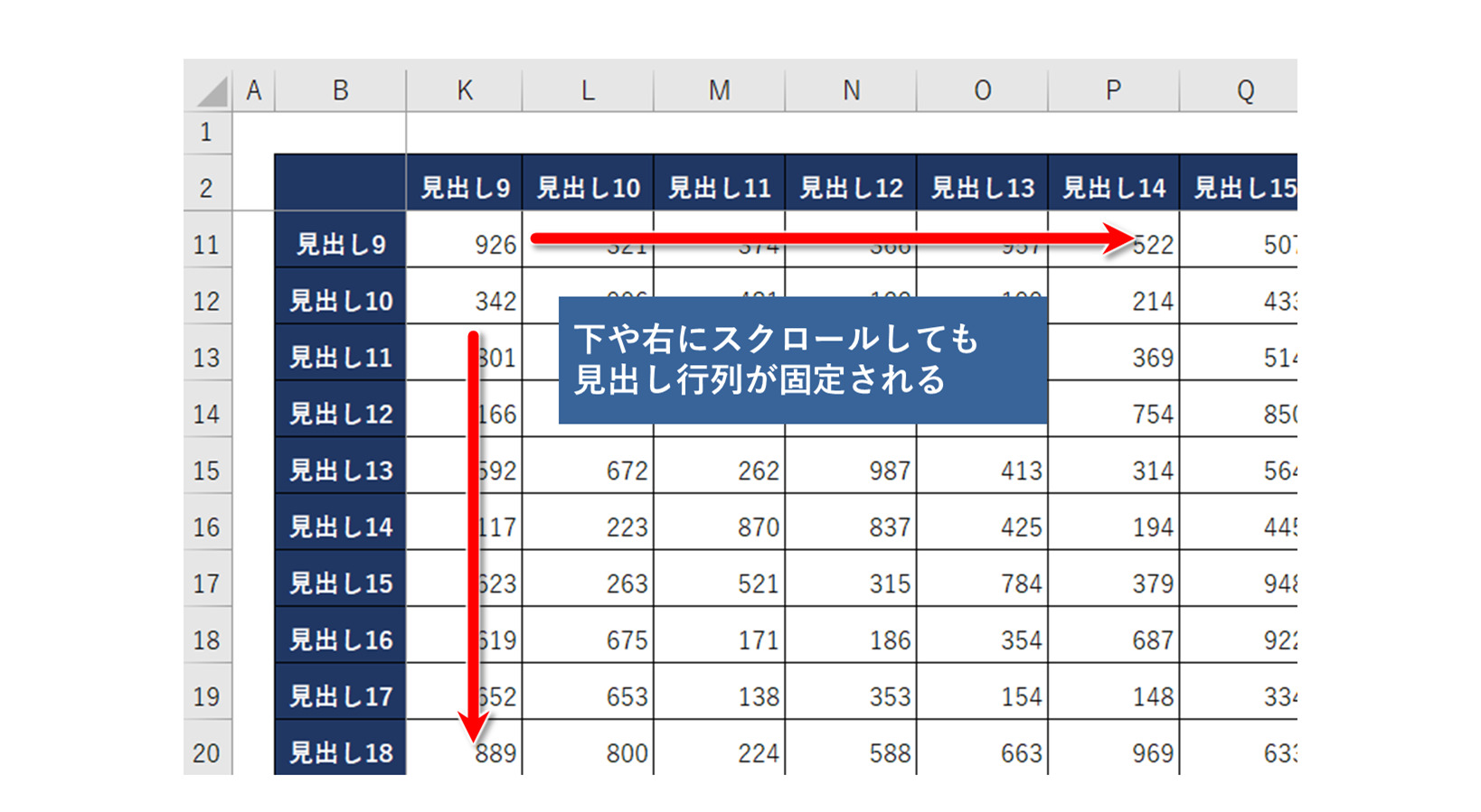 【Excel】スクロールしたら表の見出し行が見なくなる問題を解決【固定化・テーブル化・印刷設定】 | RITO-NOTE